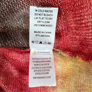 Fate | Sweaters | Nwt Fate Lightweight Stripe Fade Multi Color Mohair ...